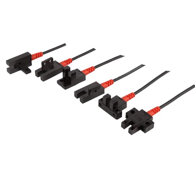 24vdc Industrial Automation Sensors 5mm Sensing Npn Pnp 4 Wires Photoelectric Sensor 