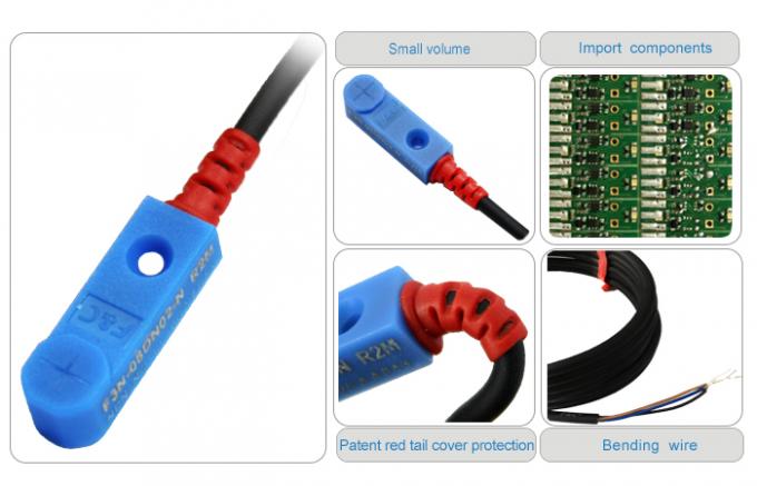 Flat Small Inductive Proximity Sensor Suppliers 2mm NPN 12VDC Top Sensing