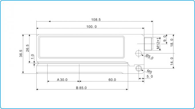 24VDC NPN Or PNP Transparent Sticker Detection Label Sensor Used In ...