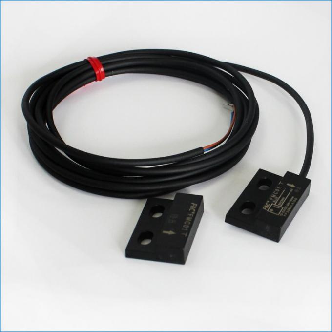 Normal Open 2-wire Black Door Reed Magnetic Switch Sensor