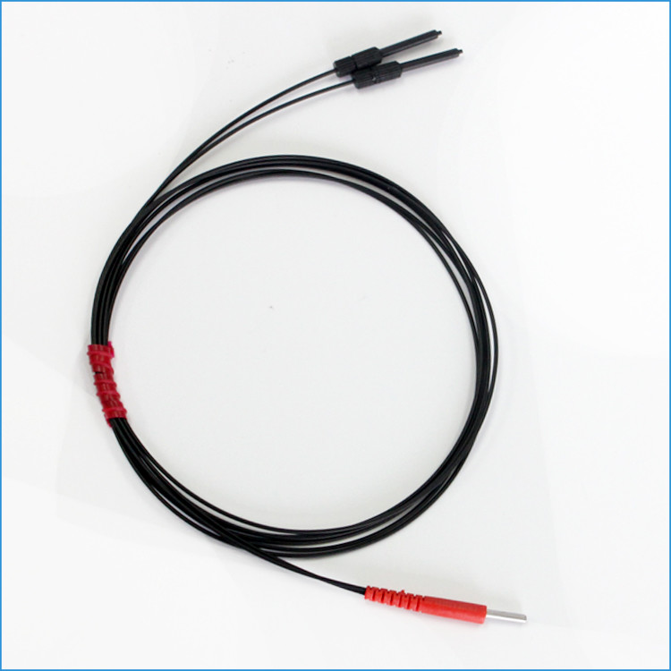 High Precision Detection R1 Diffuse Fiber Optic Cable Dia 2mm Optic Fiber