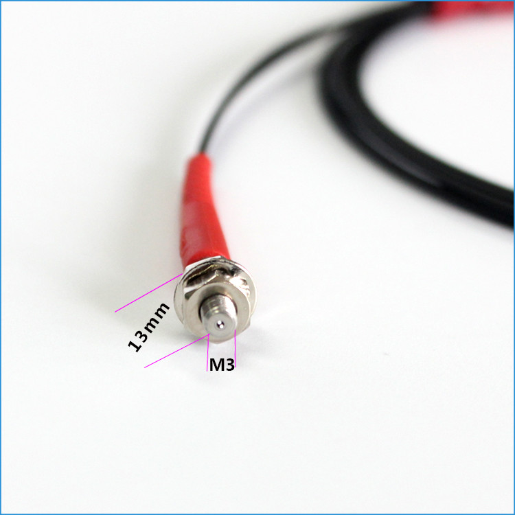 Cuttable M3 R10 Fiber Optic Sensor Diffuse Reflective Optic Fibers