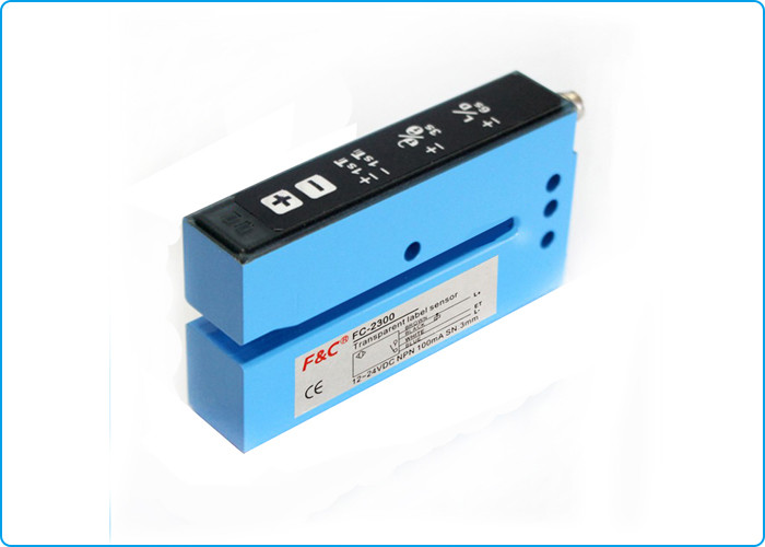 PNP+NPN Transparent Label Sensing Ultrasonic Label Sensor For Packing ...